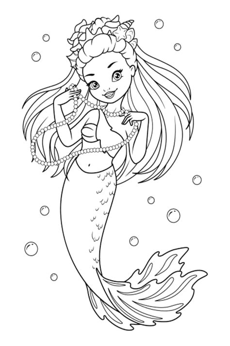 Sereia Para Colorir Vorlagen