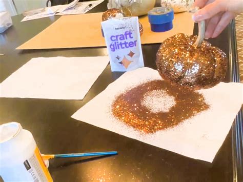 Glitter Pumpkins Super Easy Diy Chas Crazy Creations