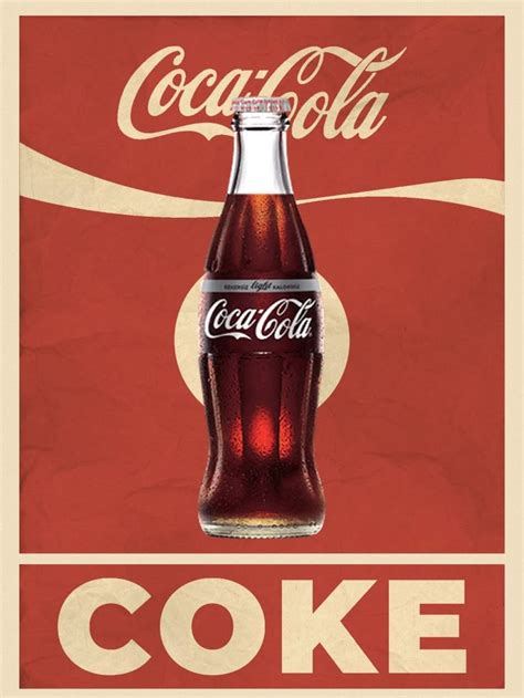 Coke Vintage Style Poster For Ad Coca Cola In 2025 Coca Cola