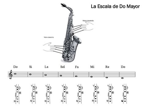 notas de saxofón alto Buscar con Google Saxofone alto Saxofone