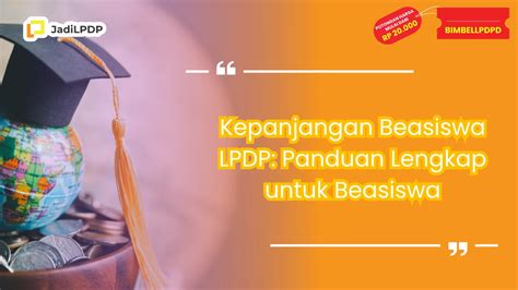 Kepanjangan Beasiswa LPDP: Panduan Lengkap untuk Beasiswa - Jadi Beasiswa