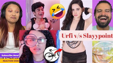 Reaction On Slayy Point Weirdest Fashion Decoded Urfi Javed