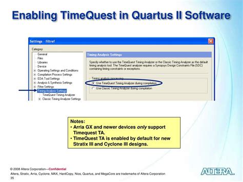 Ppt Quartus Ii Software Design Series Timing Analysis Powerpoint