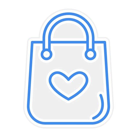 쇼핑 가방 터 일러스트레이션 프리미엄 벡터