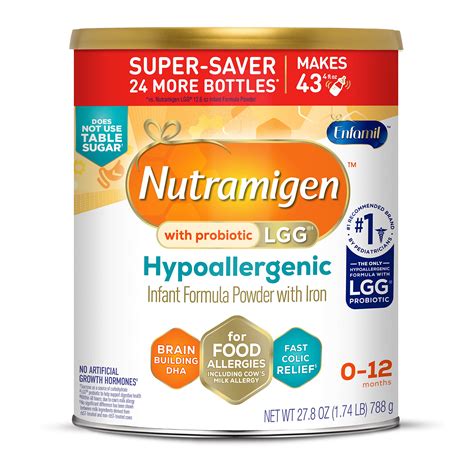 Enfamil Nutramigen Infant Formula Hypoallergenic And Lactose Free