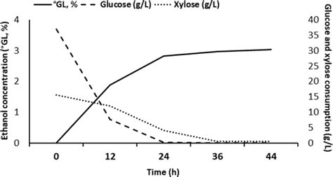 Consumption Profile Of Sugars And Cellulosic Ethanol Production In Download Scientific Diagram