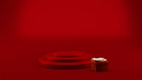 레드 위너 스테이지 서치라이트로 조명되는 연단 빈 받침대 제품에 대한 개념 0명에 대한 스톡 사진 및 기타 이미지 0명 3차원 형태 강단 Istock