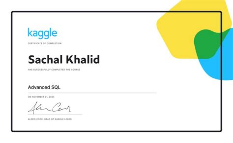 Sachal Khalid On Linkedin Sql Kaggle Datascience Advancedsql
