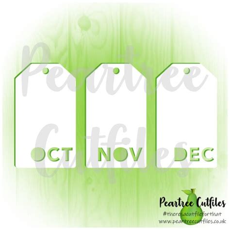 Oct Nov Dec Tags Peartree Cutfiles