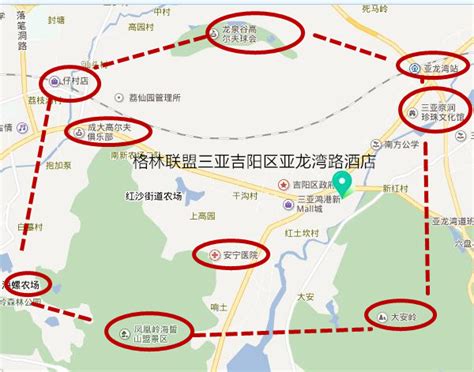 三亚吉阳区街道划分区街道划分图阳街道划分大山谷图库
