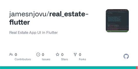 Github Jamesnjovurealestate Flutter Real Estate App Ui In Flutter