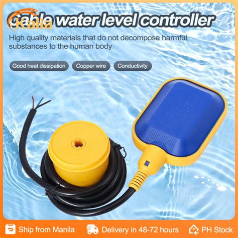 Cable Water Level Controller Automatic Cable Water Pump Submersible Controller Sensor 1 Meter
