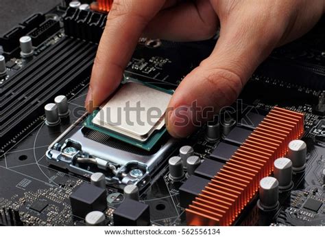 Plug Cpu Microprocessor Motherboard Socket Technological Stock Photo 562556134 Shutterstock