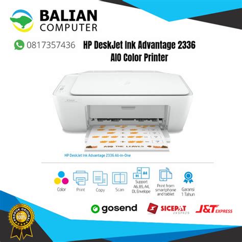 Jual Printer HP Deskjet AIO Ink Advantage Printer HP Print Scan Copy Kota Denpasar