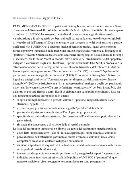 Riassunto Del Saggio Da Gramsci Allunesco Dei Docsity