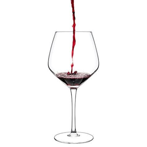 Luxbe Crystal Wine Glasses 21 Ounce Set Of 6 Large Handcrafted Red