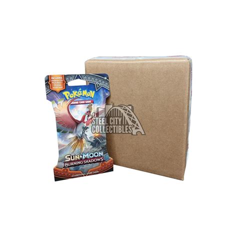 Pokemon Sun And Moon Burning Shadows Sleeved Booster 24 Pack Inner Case