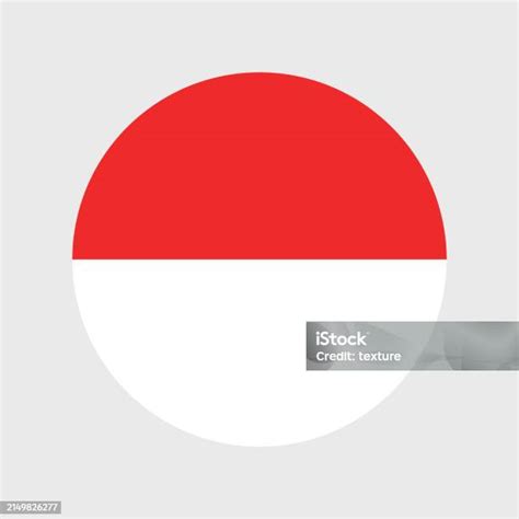 인도네시아 서클 플래그입니다 인도네시아 국기입니다 원 아이콘 플래그입니다 플래그 아이콘입니다 표준 색상 디지털 일러스트레이션 컴퓨터 일러스트레이션 벡터 일러스트 레이 션입