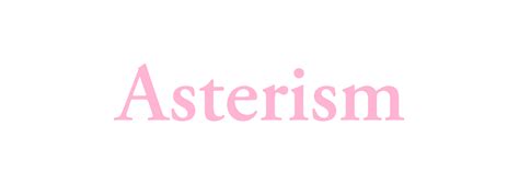 Asterism Word Daily
