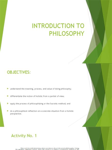 Introduction To Philosophy Module 1 Pdf