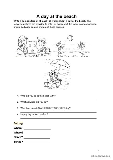 Primary Six Writing Exercise English Esl Worksheets Pdf And Doc