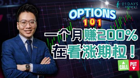 一个月的时间赚超过100的期权策略！不投机 不杠杆 美股期权你不能不知道的期权策略之一 （buy Call篇）【jia Wei 导师】｜21