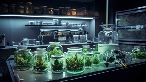 Premium Ai Image A Photo Of A Hyper Detailed Shot Of A Cannabis