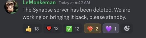 Synapse Discord Server Got Terminated R Robloxhackers