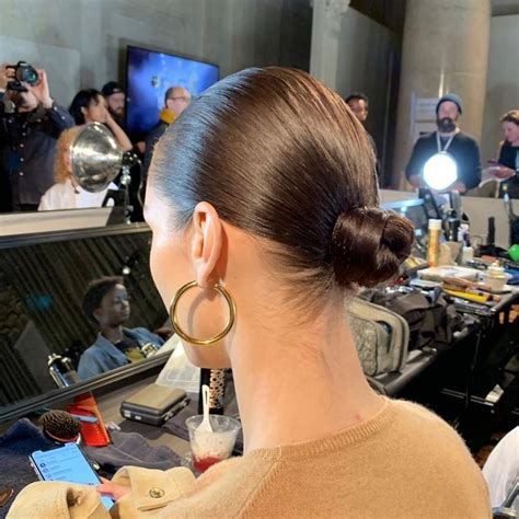 Slicked Back Bun Sleek Hairstyles Hairstyle Hair Styles