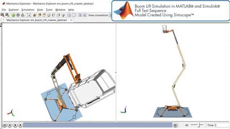 simscape의 산업용 트럭 matlab and simulink