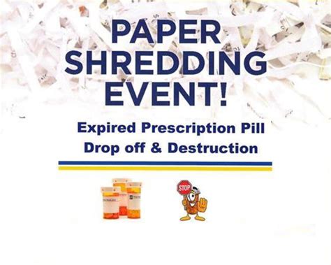 Free Shredding And Drug Take Back Event Delaware County District