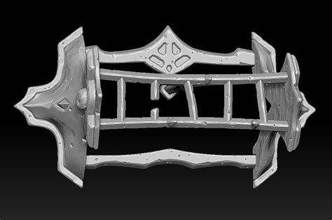 Файл STL Стойка для оружия нежити ♟・3D-печать дизайна для загрузки・Cults