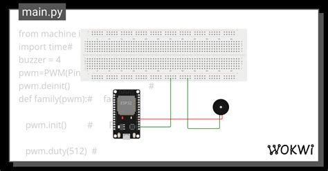 Buzzer Wokwi Esp32 Stm32 Arduino Simulator