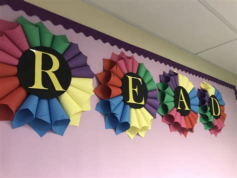 Colourful Reading Display Ks2 Reading Display Library Bulletin Boards