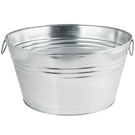 AMERICAN METALCRAFT INC AMC Galvanized Oval Bucket Beer Metal Silver Bargain Fair