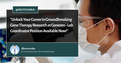 Genezen Lab Coordinator Position Available Now Apply Genezen Lab Coordinator Position Available Now Apply