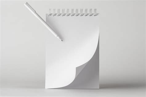 Ringed Notepad Mockup
