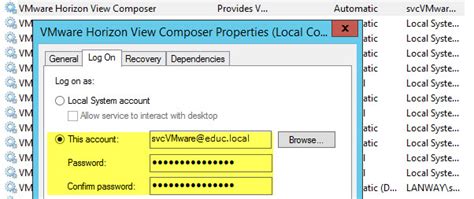 Installing VMware Horizon View Composer Fails With Error VEducate Co Uk