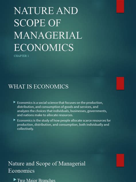 Nature And Scope Of Managerial Economics Pdf