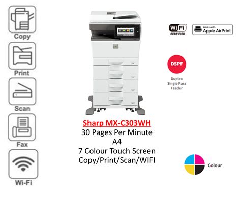 Sharp MX C WH