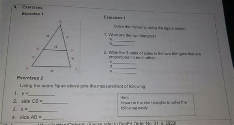solved ii exercises exercise 1 exercises 1 solve the following using