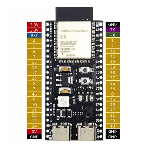 CARTE CENTRALE ESP32S3 Avec Interfaces PSRAM 2 UART 8 Mo Et Fonction De