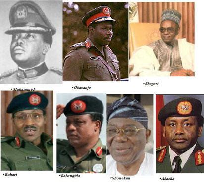 Pictures Of Past Military Leaders In Nigeria Military Pictures