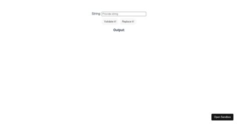 Badword Filter Demo Codesandbox