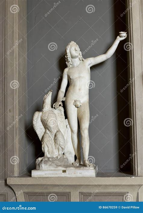 Ganymede And Zeus In The Form Of An Eagle Editorial Stock Image Image