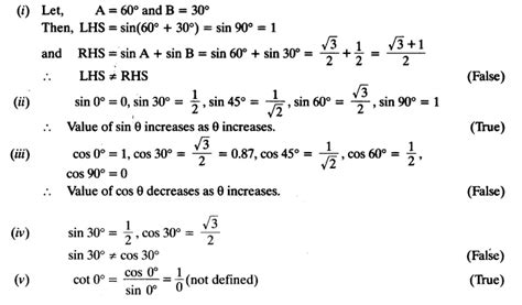 Ncert Solutions For Class 10 Maths Introduction To Trigonometry Chapter