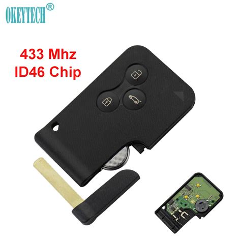 Aliexpress Buy OkeyTech Mhz ID Chip With Small Key Blade Uncut Remote Control Car Key