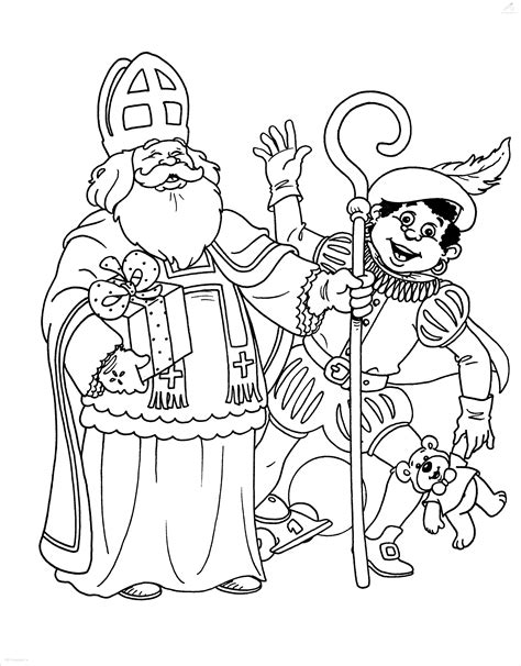 Kleurplaat Sinterklaas Kleurplaten Pieten Jarig Sint Piet Tekening 19800 The Best Porn Website