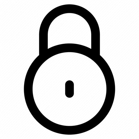 Lock Security Protection Safety Access Control Privacy Icon