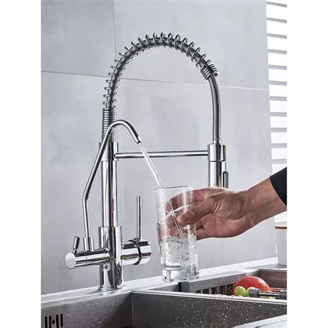 Naron Τρίοδη Μπαταρία κουζίνας Φίλτρου Nr 731c Chrome